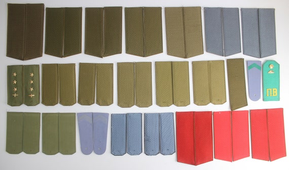 Soviet Shoulder Straps Uniform Ammunition Militaria | Etsy