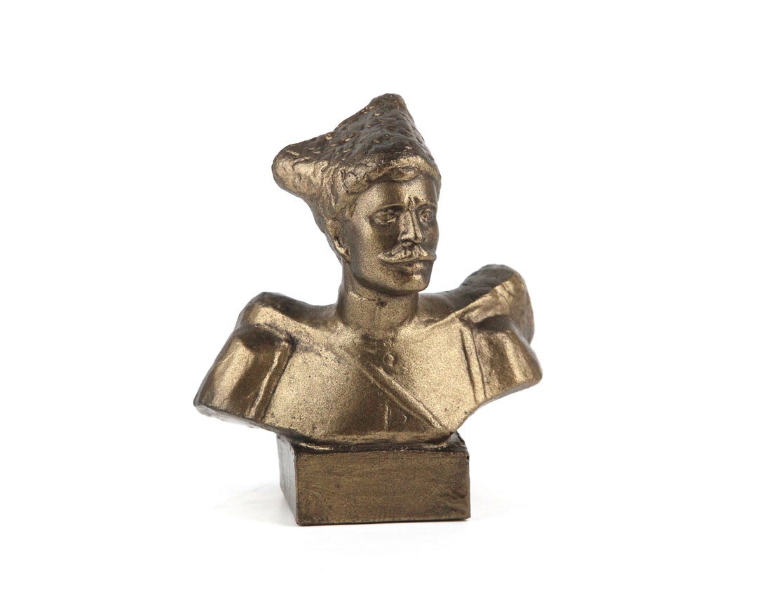 CHAPAEV Soviet Commander Bust Figurine Statuette Leader Revolution USSR ...