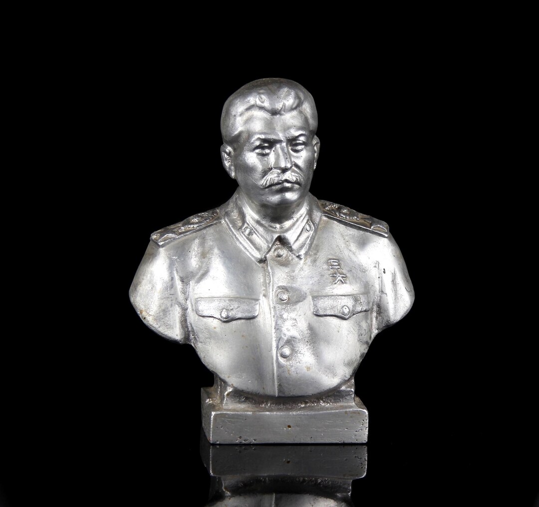 J.V. Stalin Bust Figurine Statuette Leader Revolution Communism ...