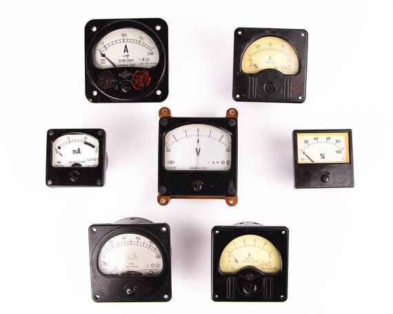 Vintage Soviet Measuring Device VOLTMETER AMMETER 100 % - Etsy