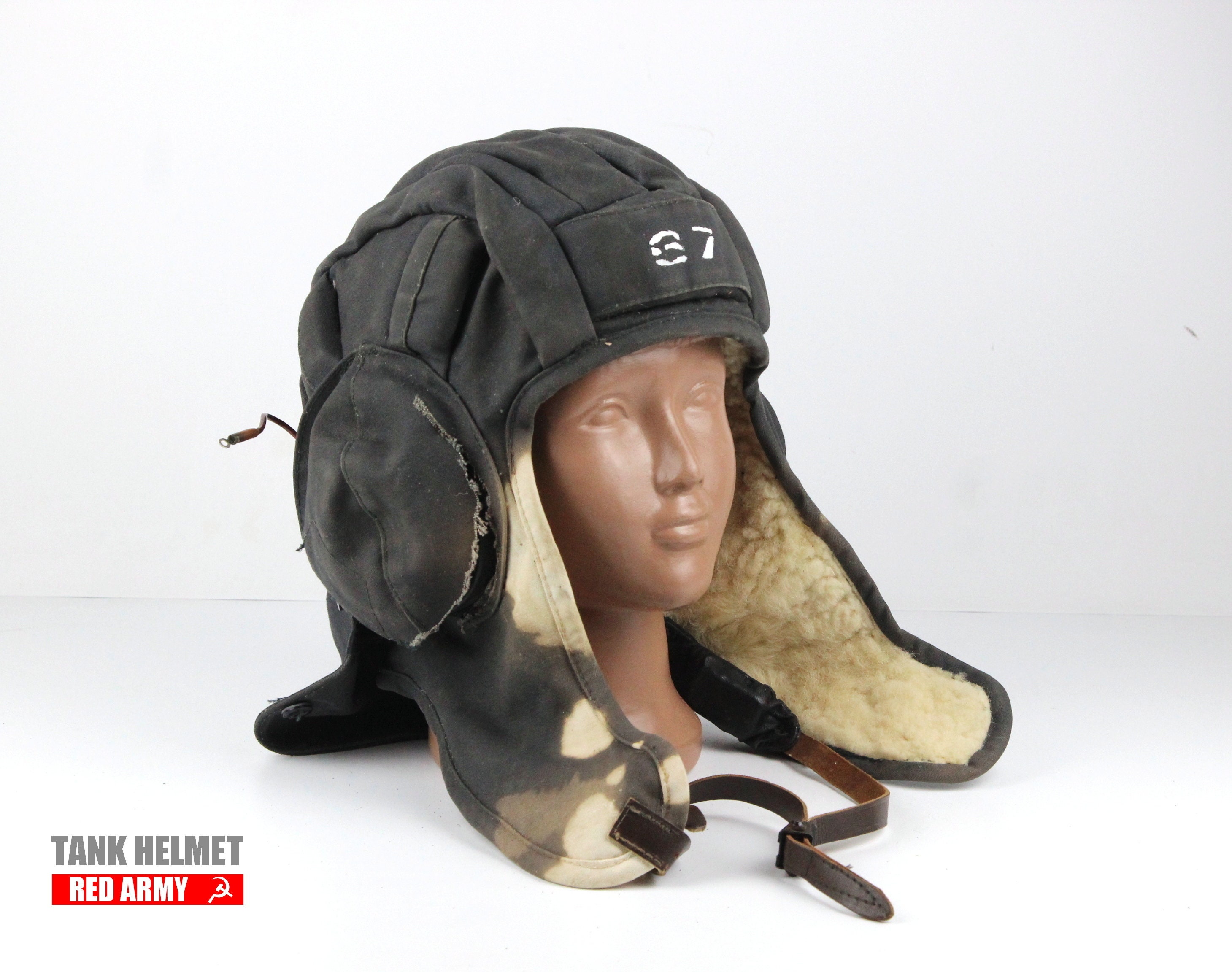 Soviet Tank HELMET winter Tank Soviet Military Outfit - Etsy