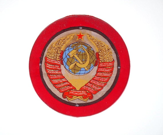 National Emblem Soviet Union Hammer and Sickle Workers of all | Etsy