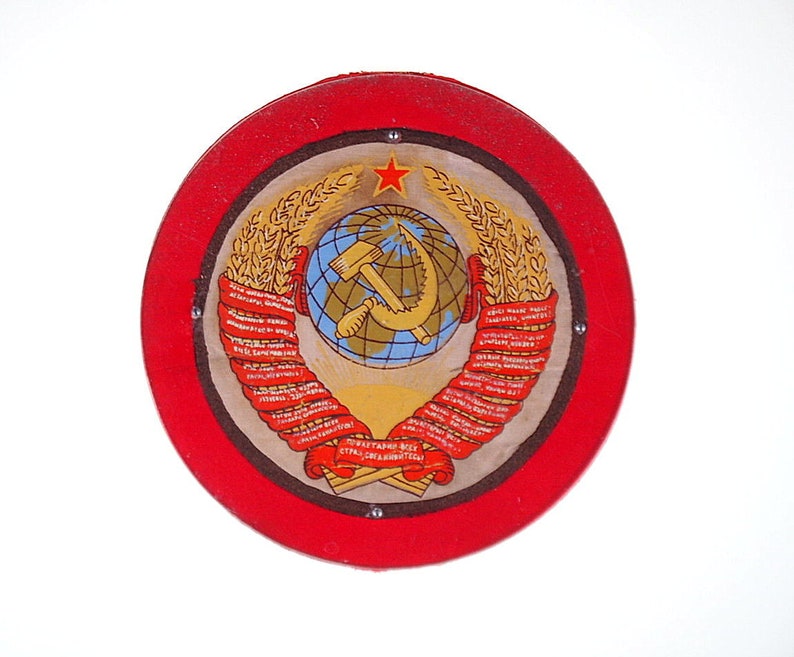National Emblem Soviet Union Hammer and Sickle Workers of All - Etsy