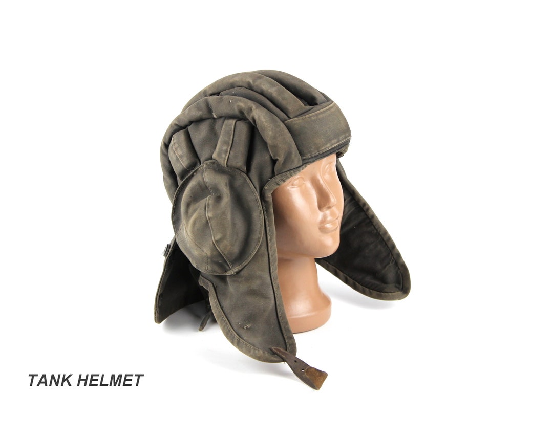 Original Vintage Tanker Tankman Tank Cap Helmet SUMMER Made in USSR - Etsy