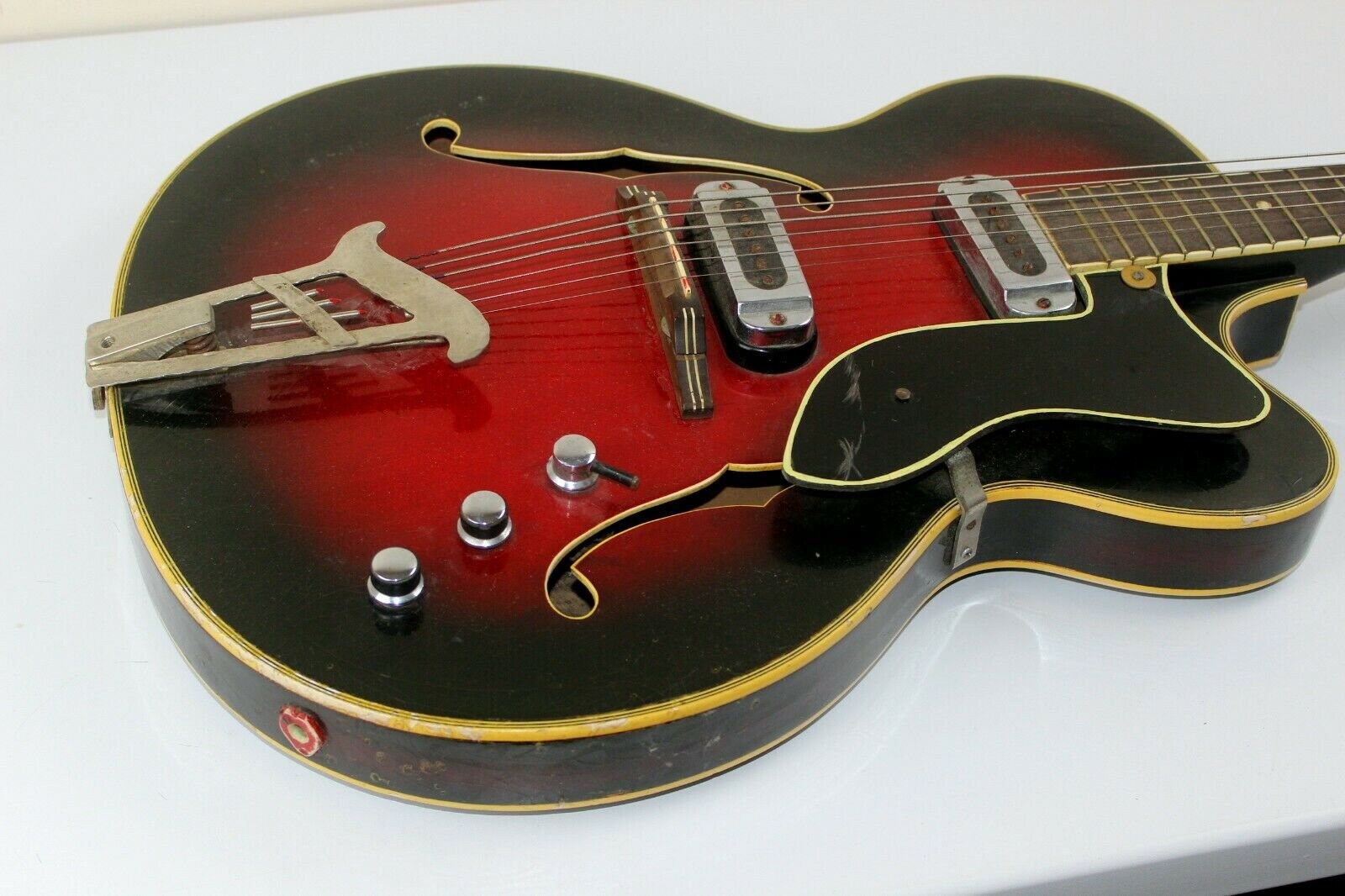 Electric Guitar Bass Semi-acoustic Guitar MUSIMA 1655 6 String - Etsy