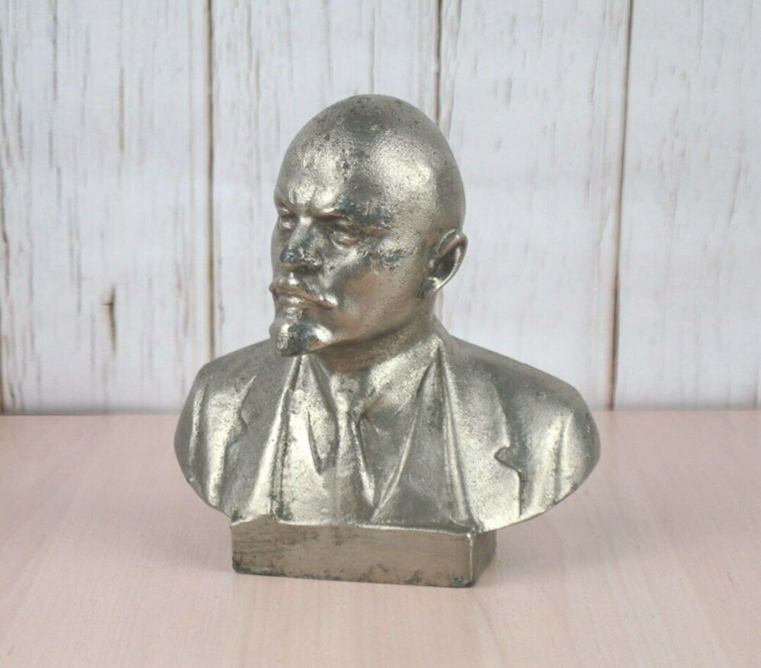V.I.LENIN Bust Figurine Statuette Leader Revolution Communism - Etsy