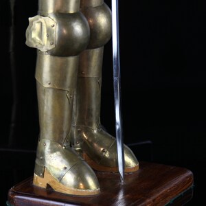 HANDMADE Sculpture Souvenir KNIGHT Material Brass Medieval Knight ...