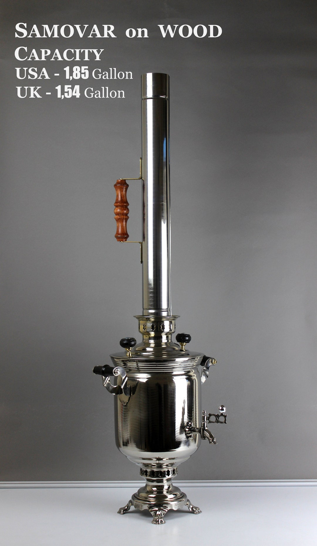 Samovar on Wood Soviet TULA Vintage Samovar on Charcoal Fire Samovar 7 ...