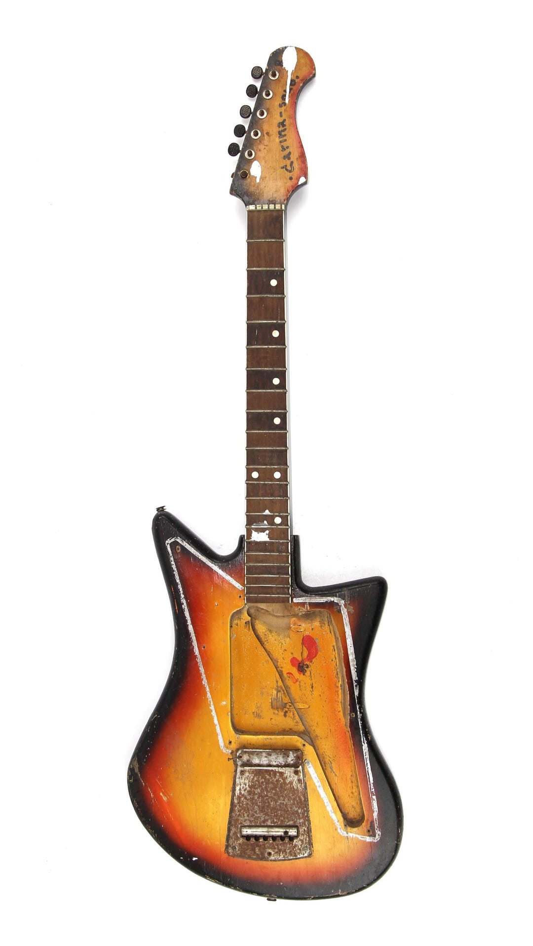 SOLO RITM Vintage Soviet Electric Guitar Bass Semi-acoustic Guitar 6 String Made in USSR - Etsy