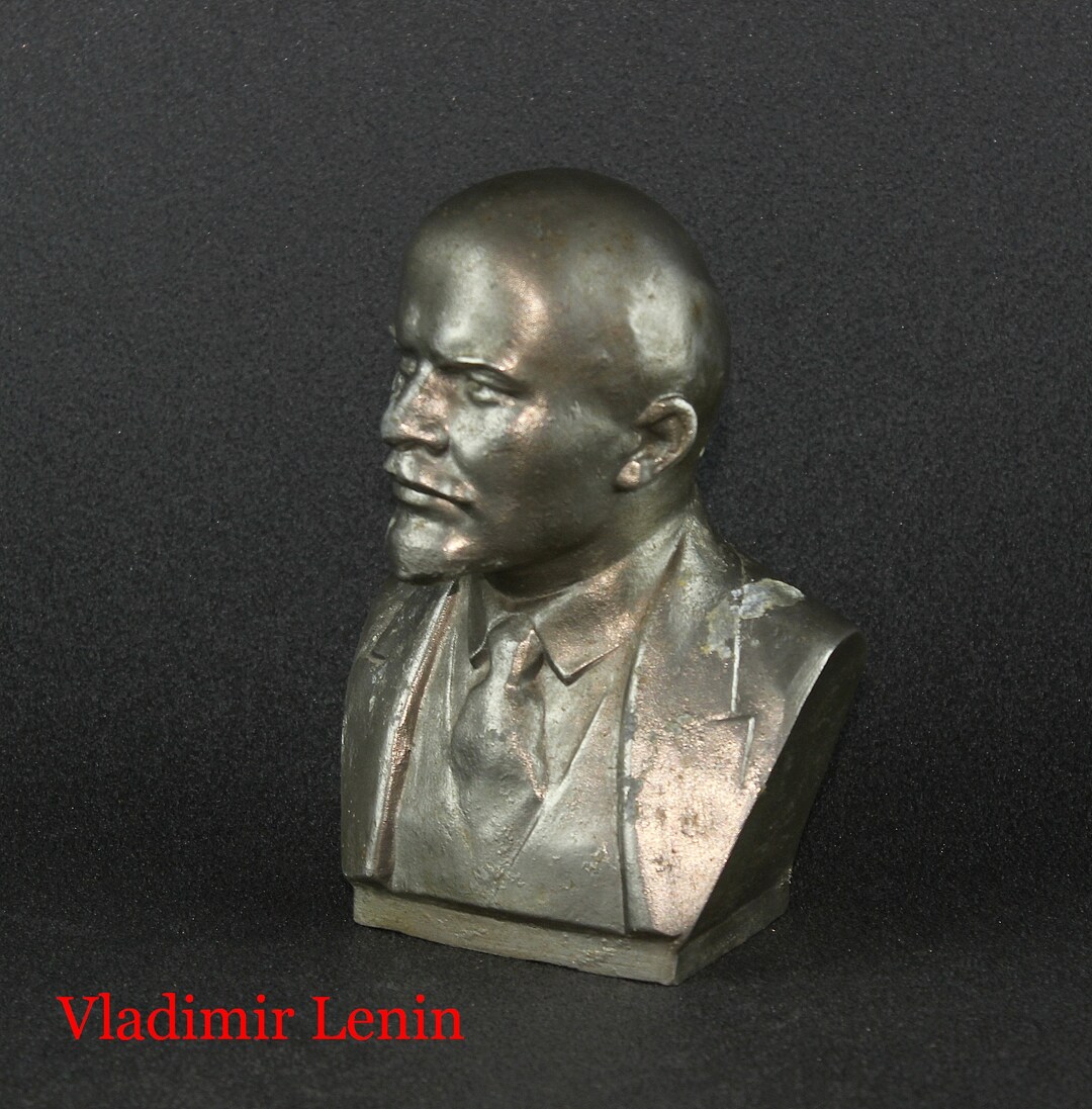 V.I.LENIN Bust Figurine Statuette Leader Revolution Communism ...