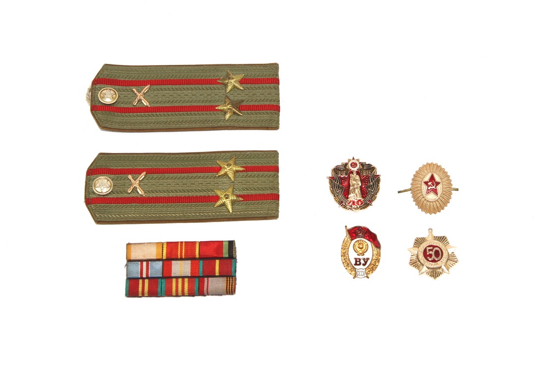 Soviet Shoulder Straps Badges, Insignia High School USSR - Etsy