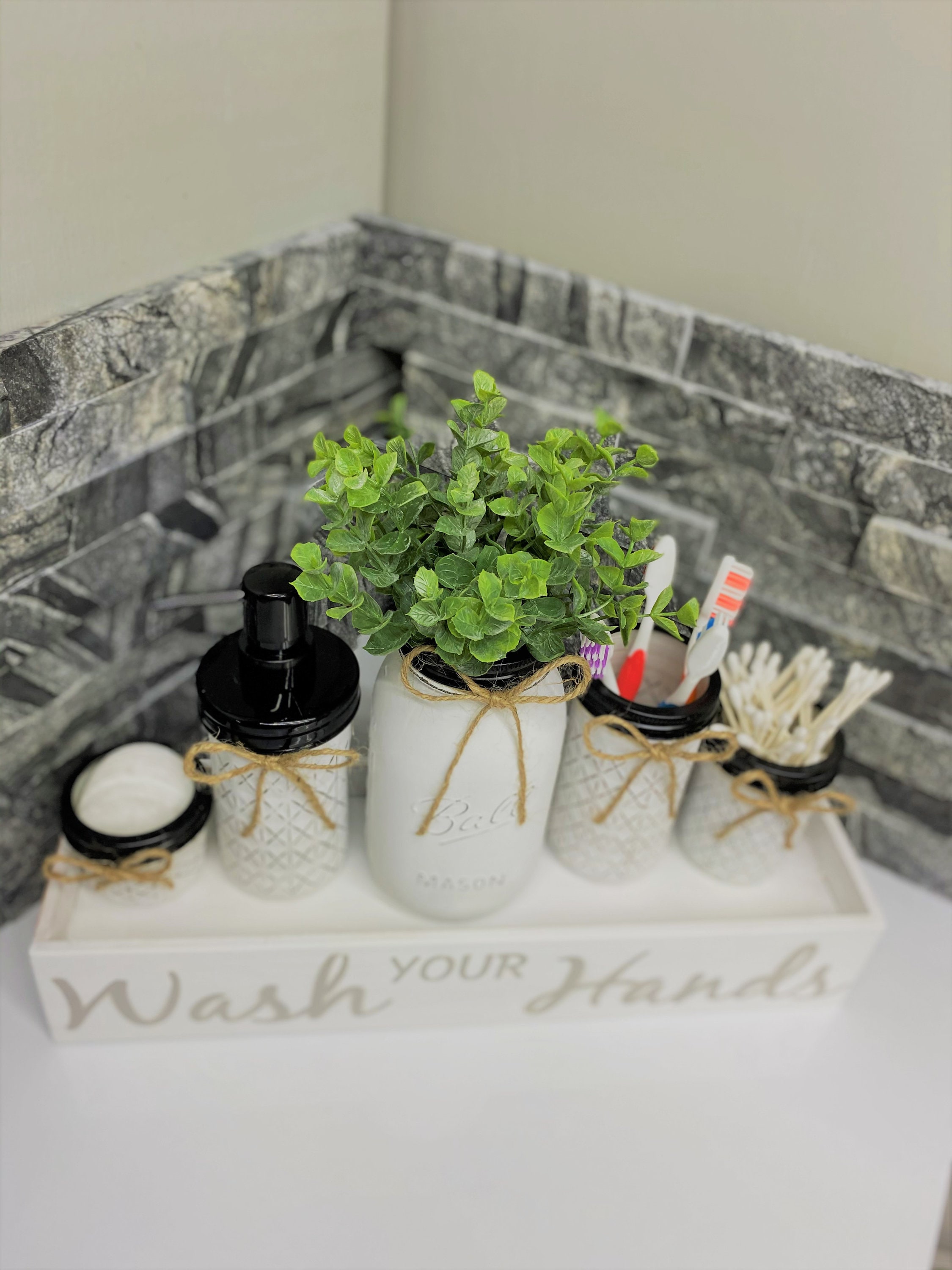 Custom Bathroom Decor/Bathroom Decor/Bathroom Tray | Etsy