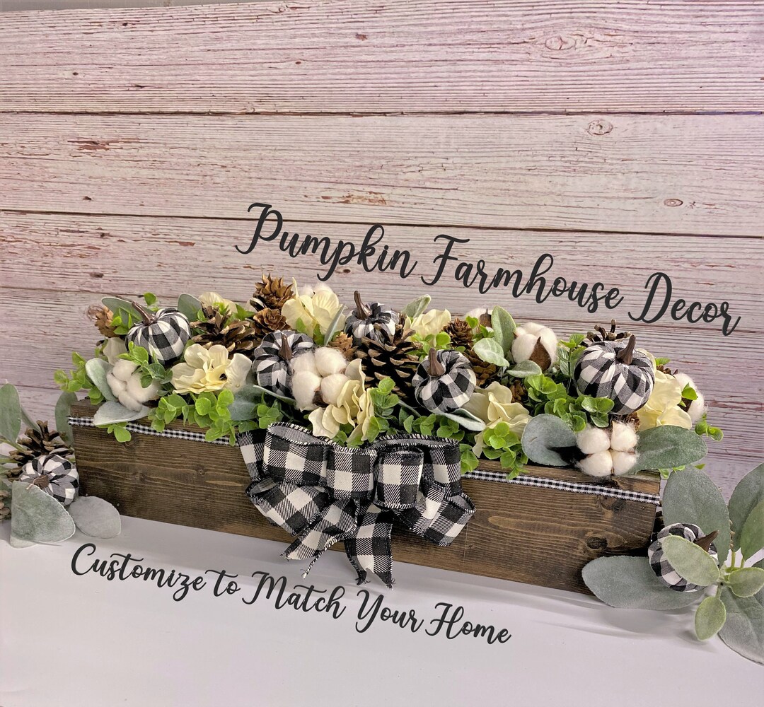 Fall Table Centerpiece/fall Decor/thanksgiving Decor/fall Centerpieces ...