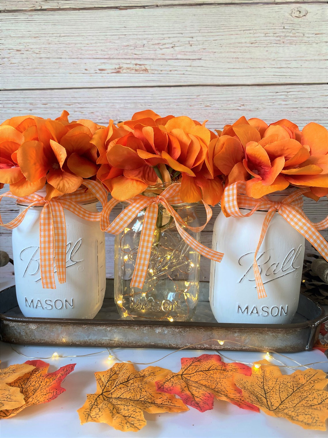 Farmhouse Décor With Hydrangeas/fall Decor/fall - Etsy