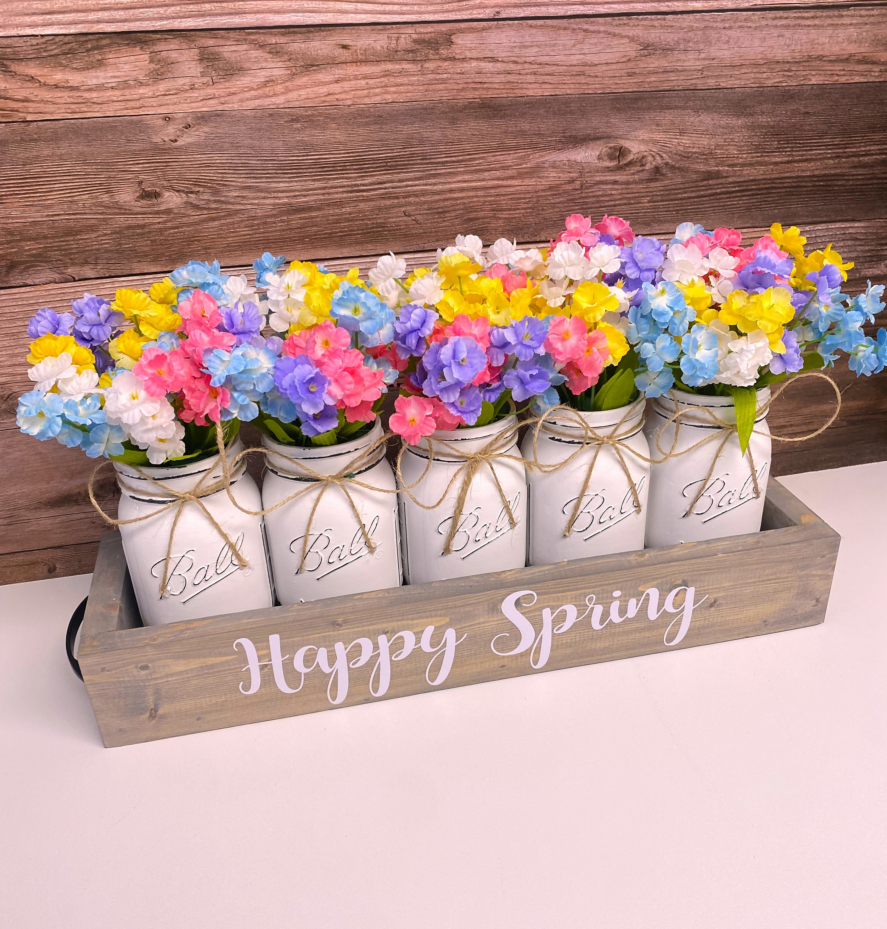 Spring Table Centerpiece Dining Room Table Centerpiece - Etsy