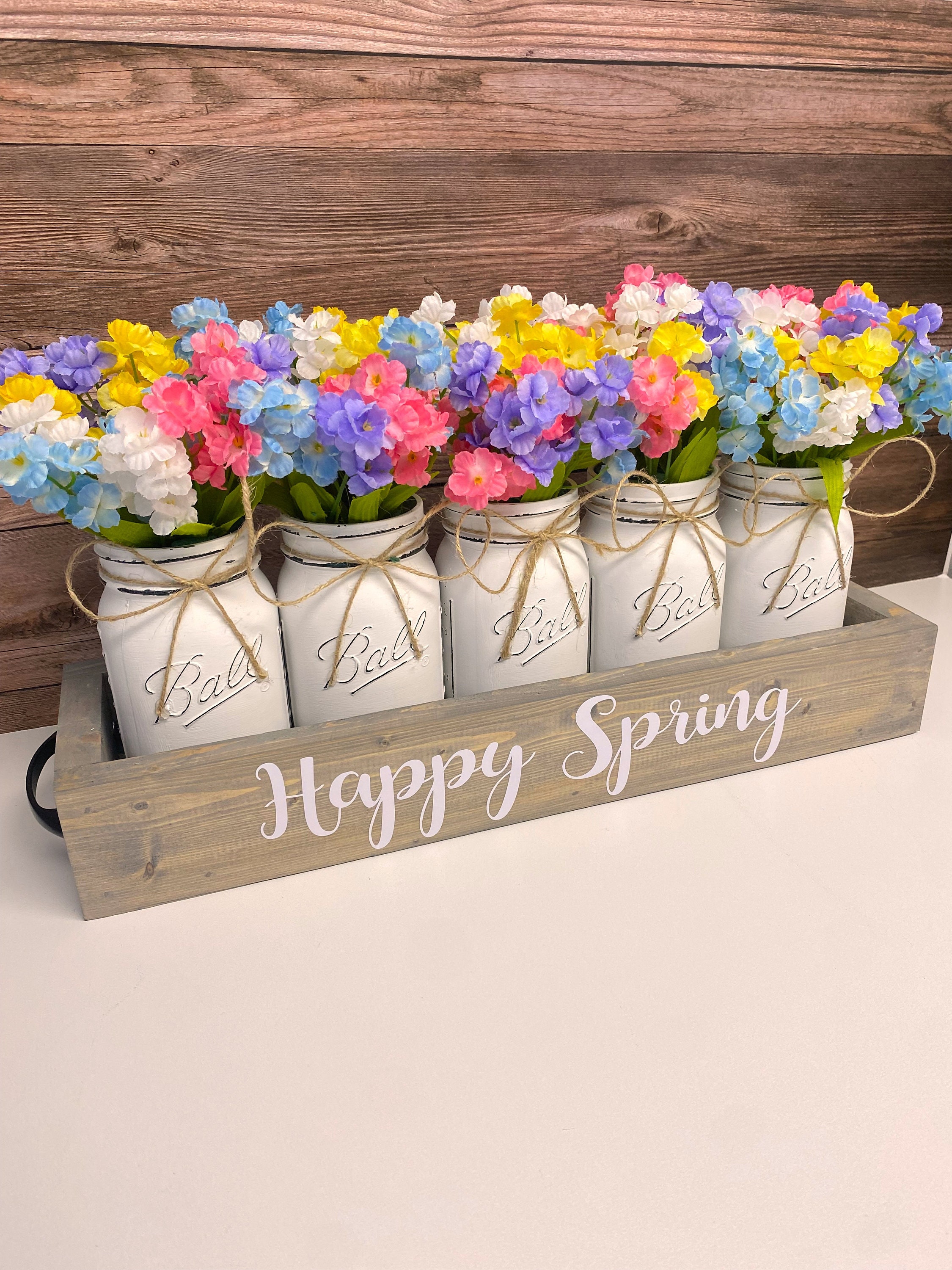 Spring Table Centerpiece Dining Room Table Centerpiece - Etsy