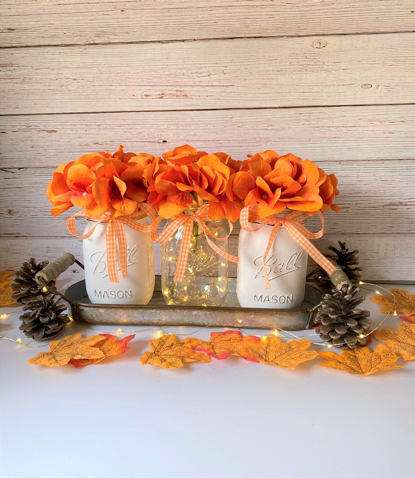 Farmhouse Décor With Hydrangeas/fall Decor/fall - Etsy