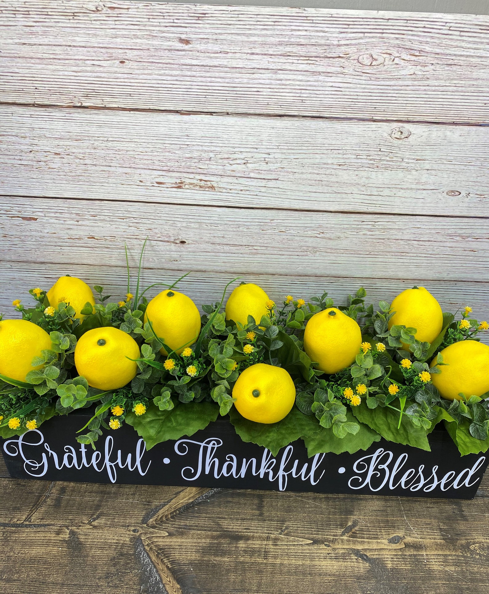 Centerpiece With Lemons/summer Decor/spring Decor/lemon - Etsy