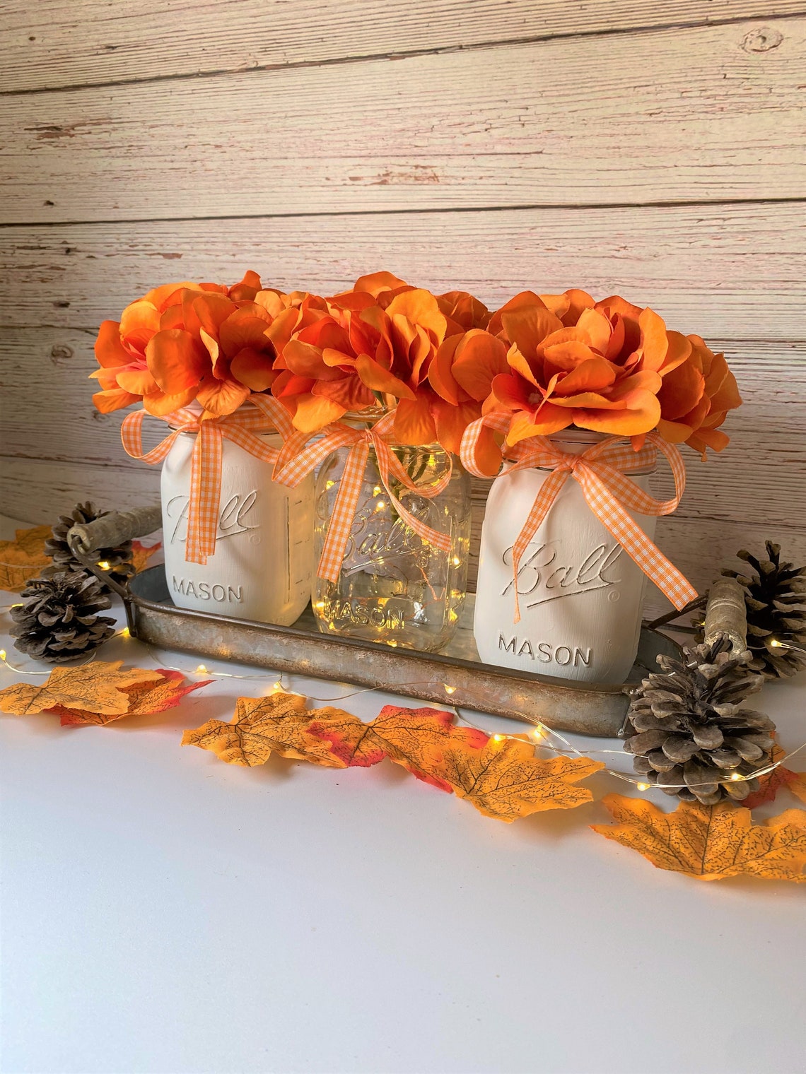 Farmhouse Décor With Hydrangeas/fall Decor/fall - Etsy
