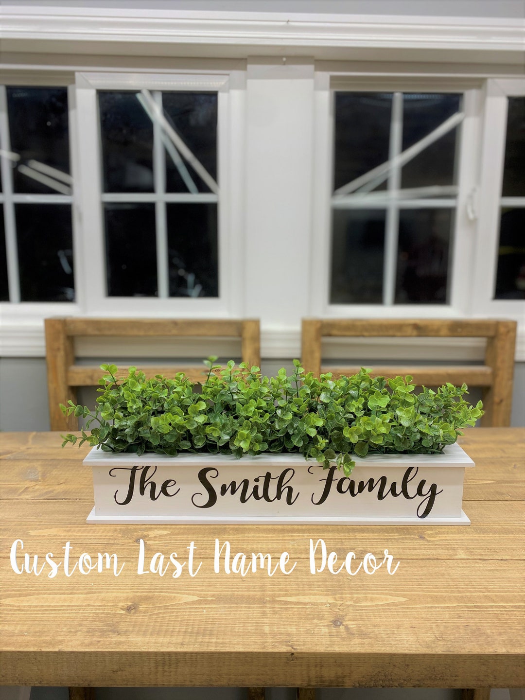 Name Farmhouse Decor/home Decor/table Centerpiece/farmhouse ...