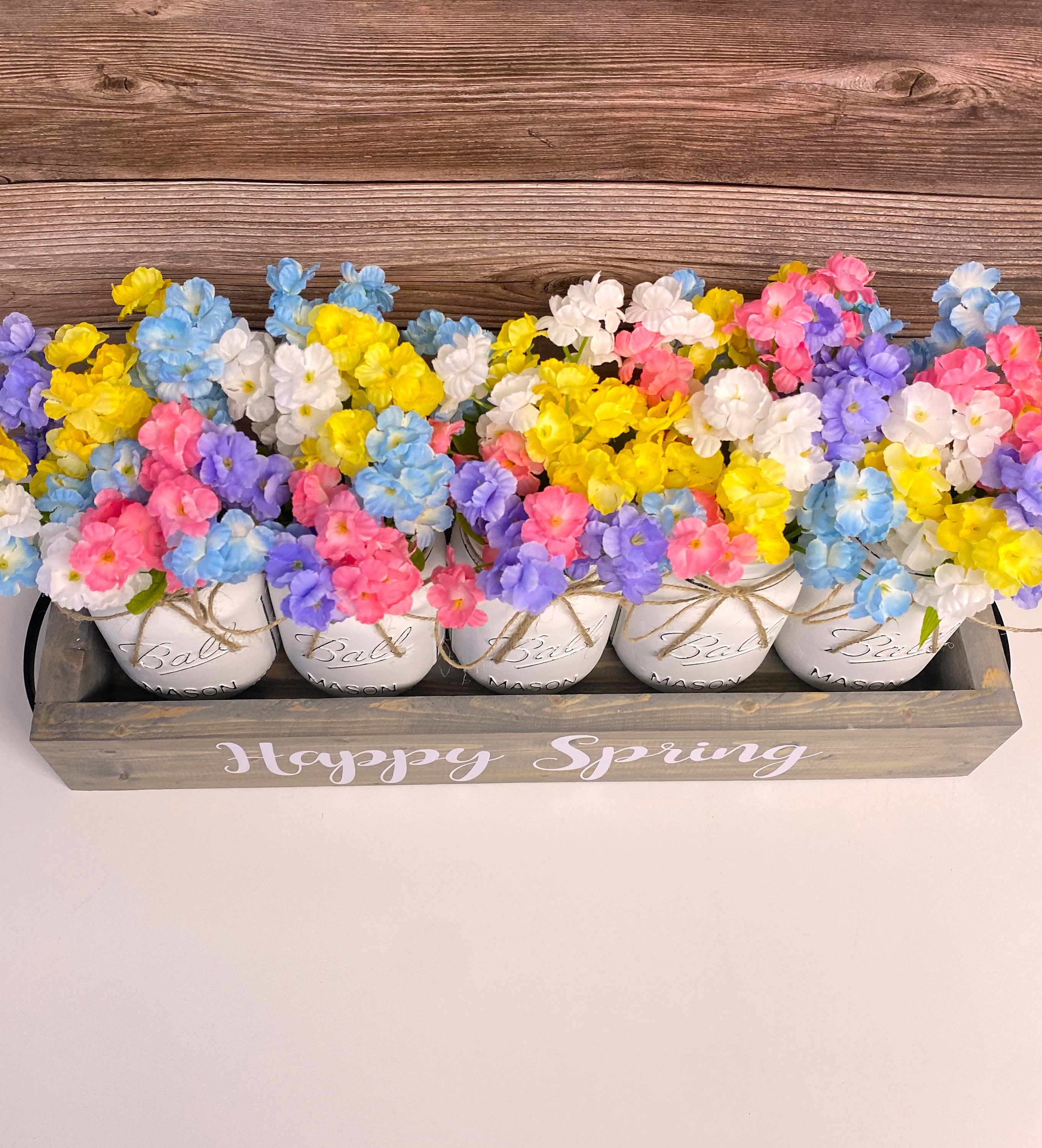 Spring Table Centerpiece Dining Room Table Centerpiece - Etsy