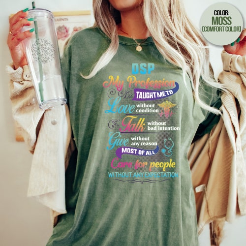 Direct Support Professional Shirt DSP Careviver Tshirt - Etsy