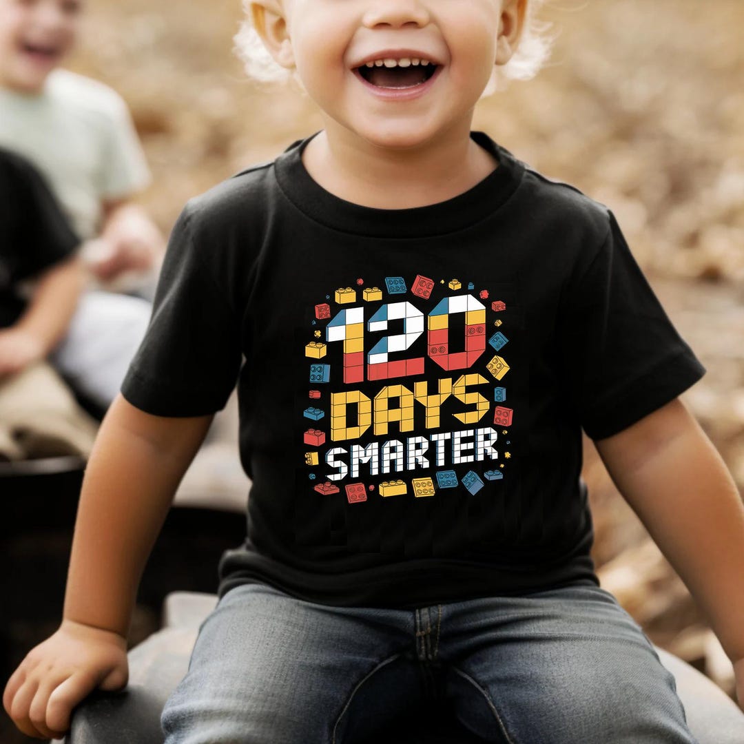 120 Days Brighter Shirt, 120 Days of School Shirt, Funny Teacher ...