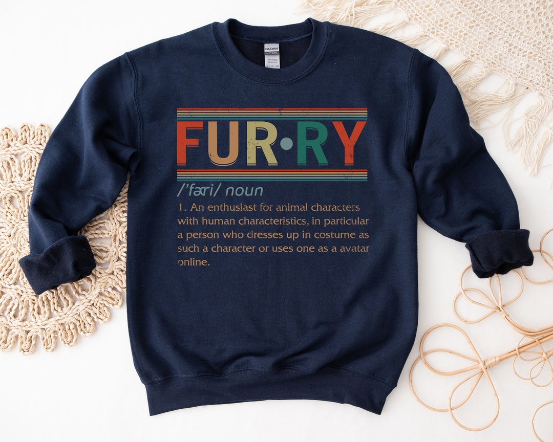 Furry Definition Shirt, Furry Costume Animal Character Gift, Enthusiast ...