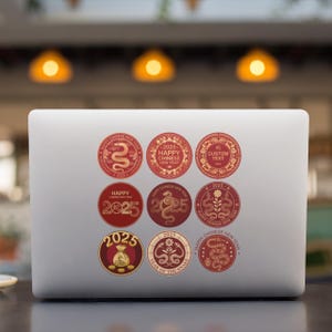 Chinese New Year 2025 Stickers for Kids, Year of the Snake Sticker ...