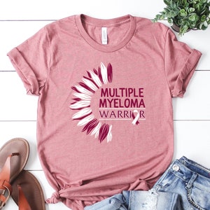 Multiple Myeloma Warrior, Multiple Myeloma Cancer Awareness, Burgundy ...