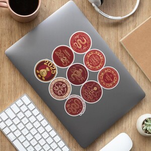 Chinese New Year 2025 Stickers for Kids, Year of the Snake Sticker ...