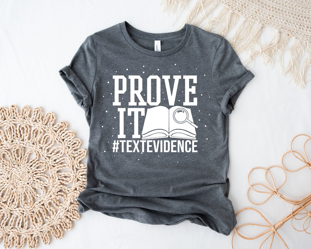 Prove It Text Evidence English Language Arts ELA Teacher - Etsy