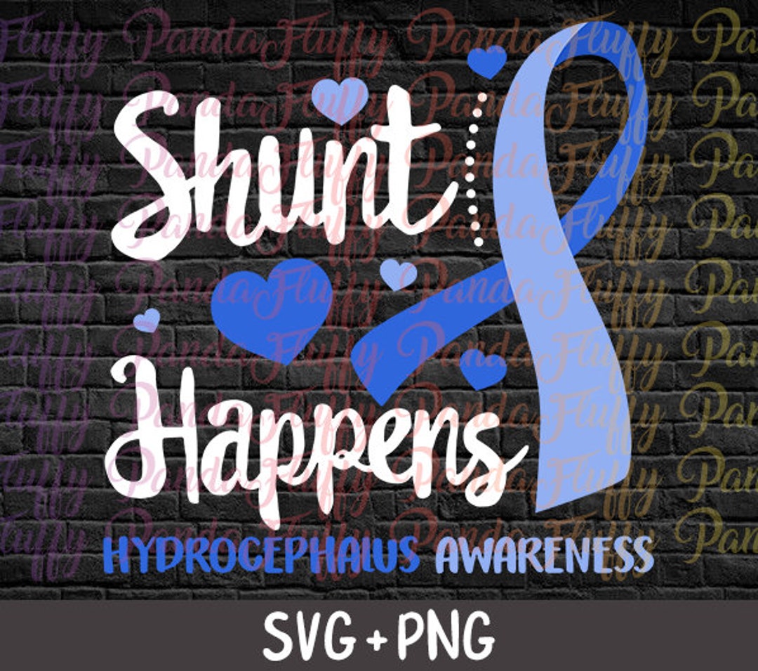 Shunt Happens Hydrocephalus Awareness SVG Flower Sunflower Light Blue ...