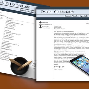 Customer Service/work at Home 1 Page Resume Template W Successful Real ...