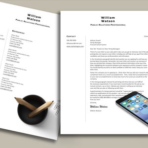 1 Page Modern Professional Resume Template With Successful Real World ...