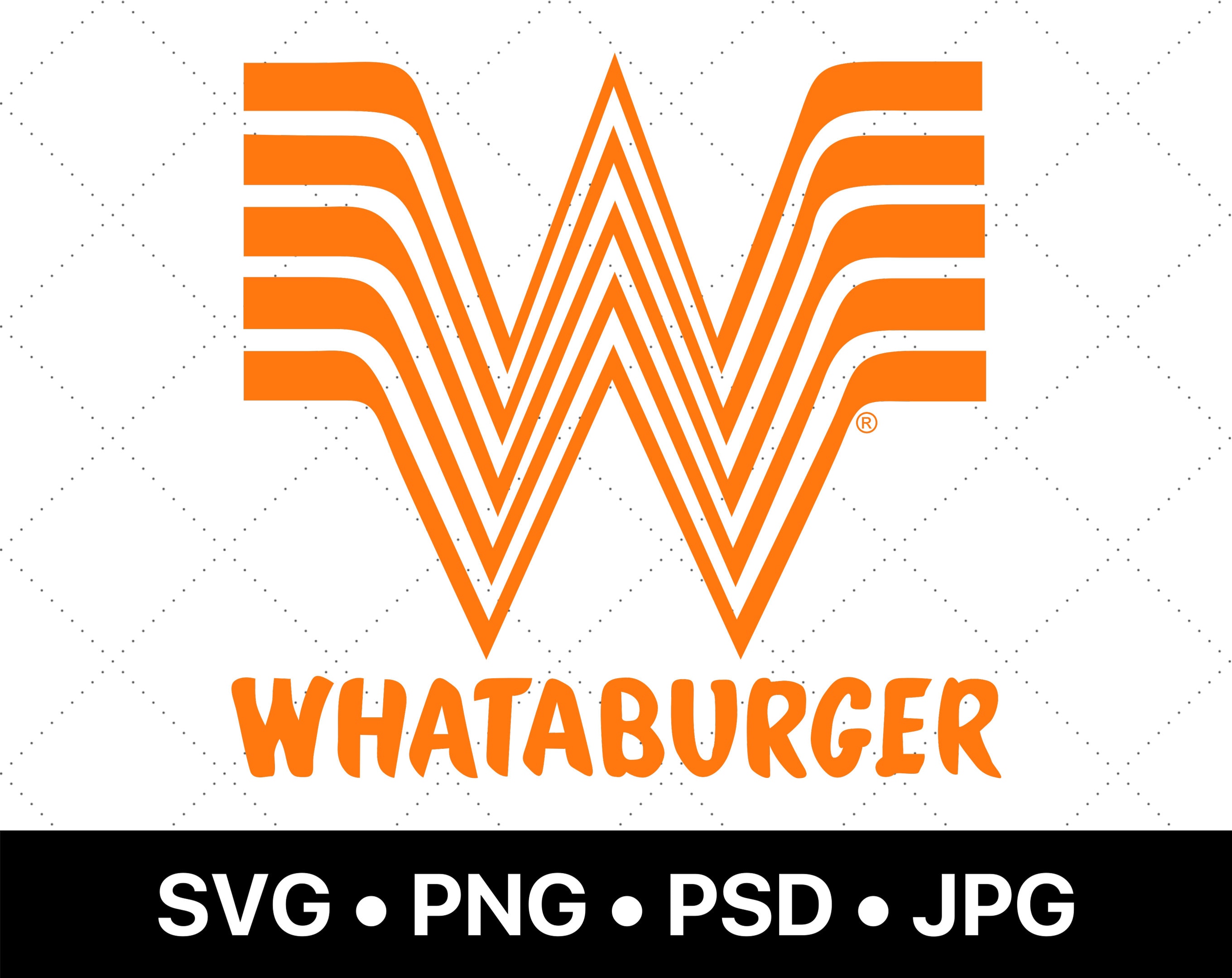Whataburger Logo Vector SVG PNG PSD Instant | Etsy