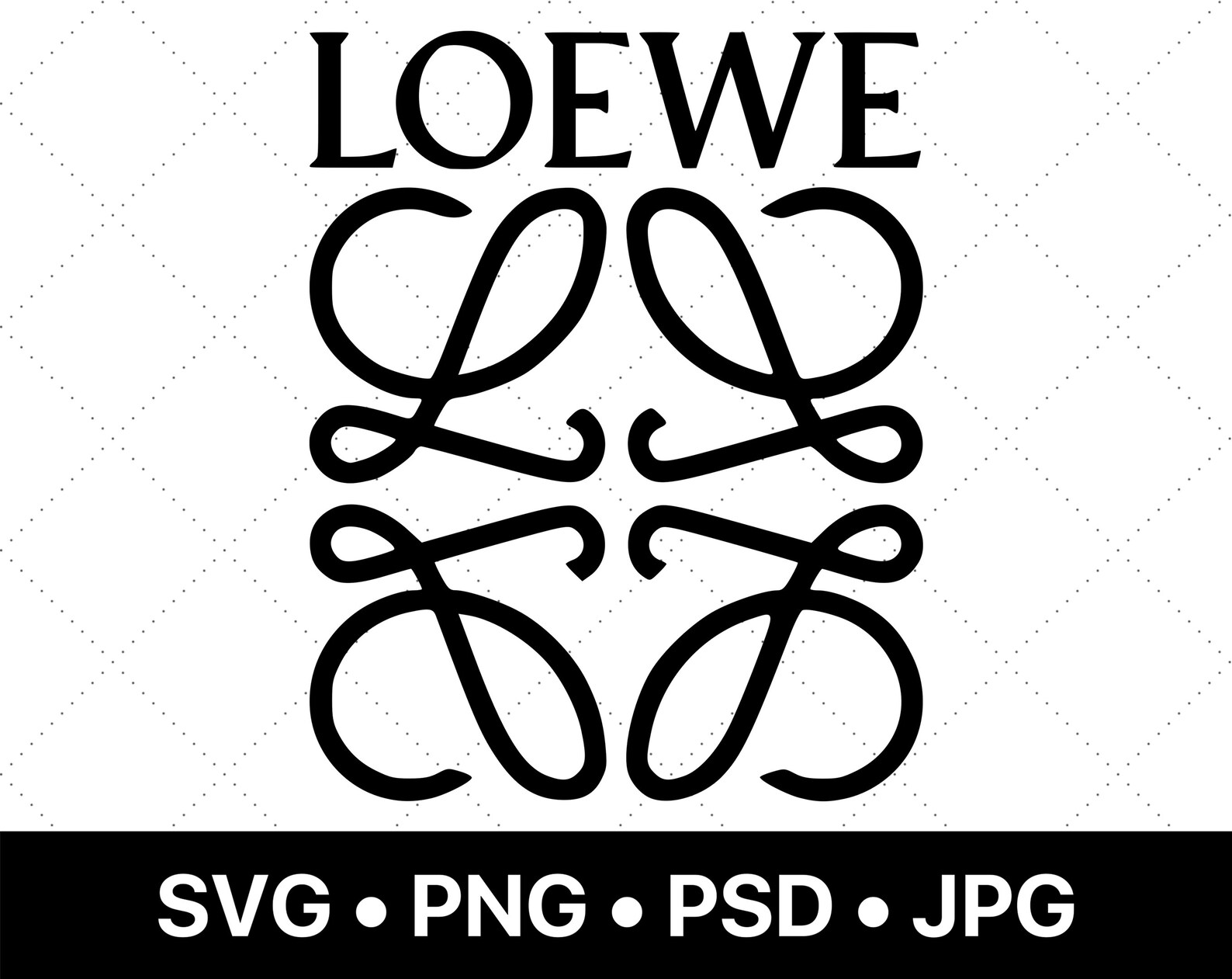 Loewe Logo Vector SVG PNG PSD Instant Digital Download | Etsy