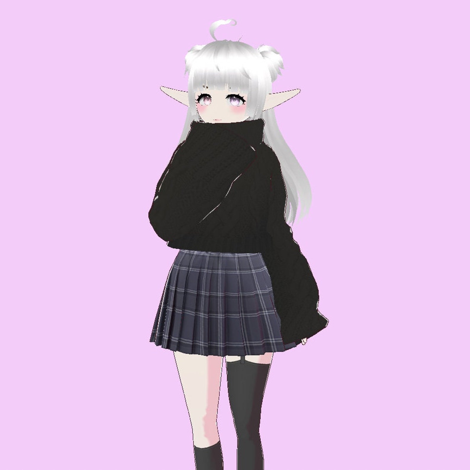 Pastel Elf Vtuber premade - Etsy