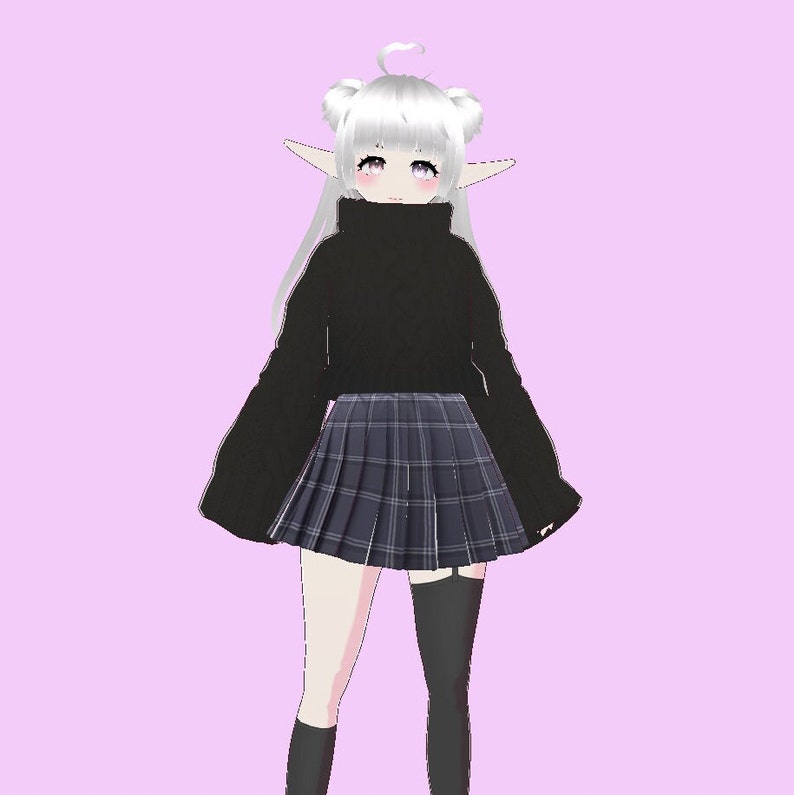 Pastel Elf Vtuber 【premade】 - Etsy