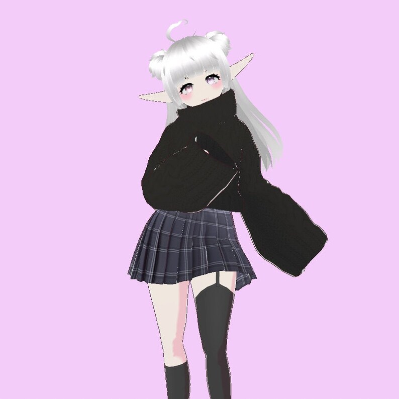 Pastel Elf Vtuber premade - Etsy