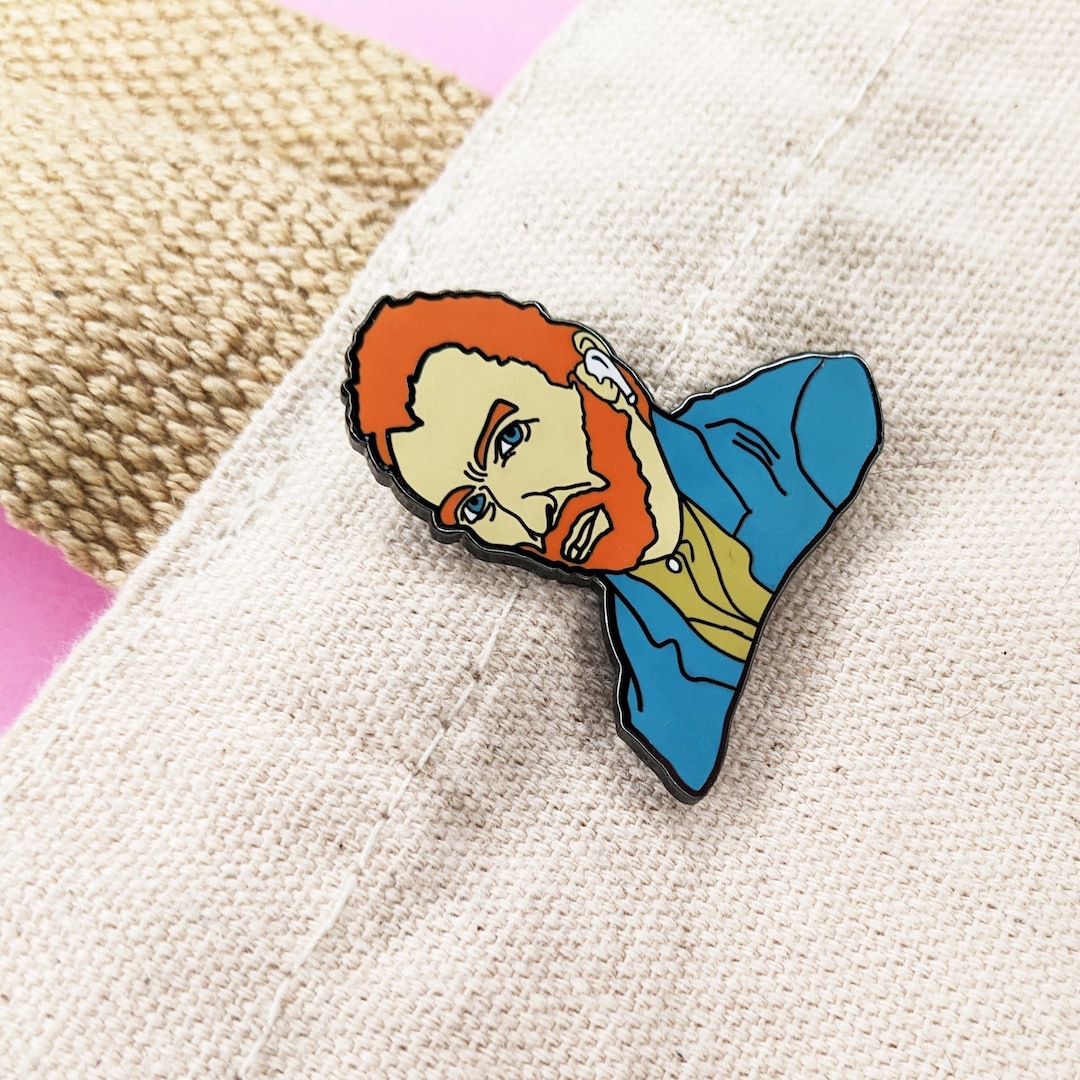 Vincent Van Gogh Pin – Artist Enamel Pin – Funny Enamel Pin – Art ...