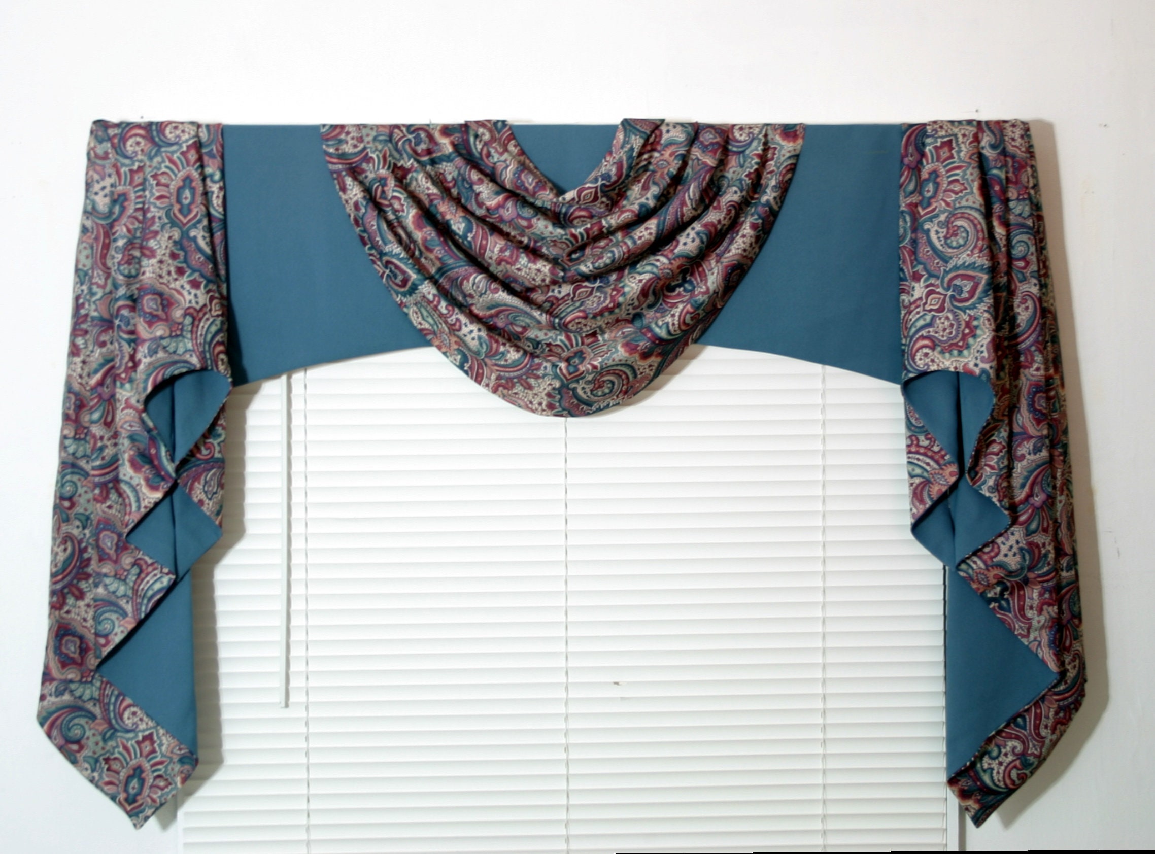 Swags Over Arched Soft Cornice With Louis XV Cascades - Etsy