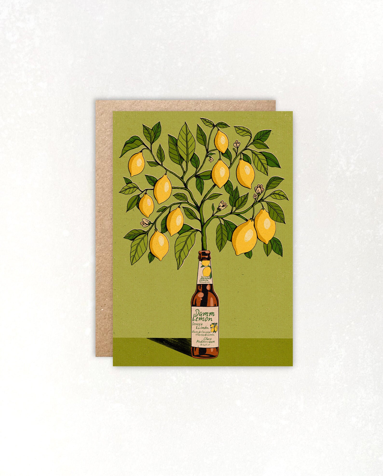 Damm Lemon & Lemon Tree A6 Greetings Card Birthday Friend - Etsy UK