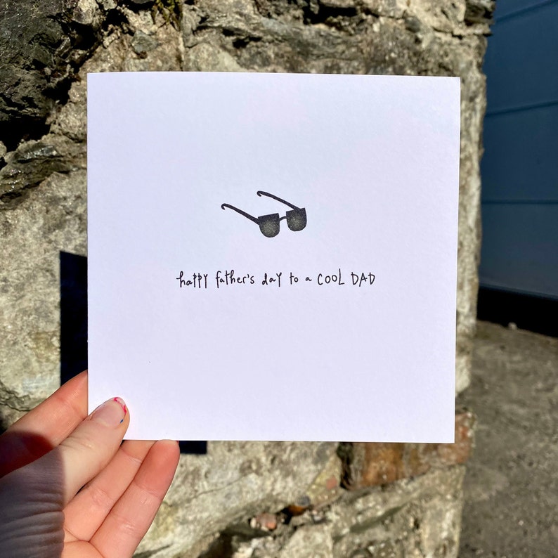 Happy Father's Day to a COOL DAD Card Father's Day UK Sunglasses Cool ...
