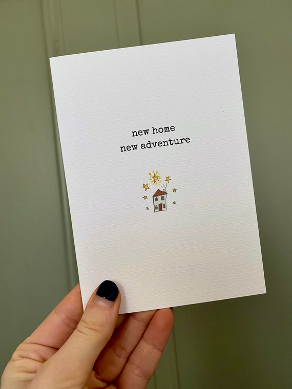 New Home New Adventure Card and Envelope Moving House New - Etsy