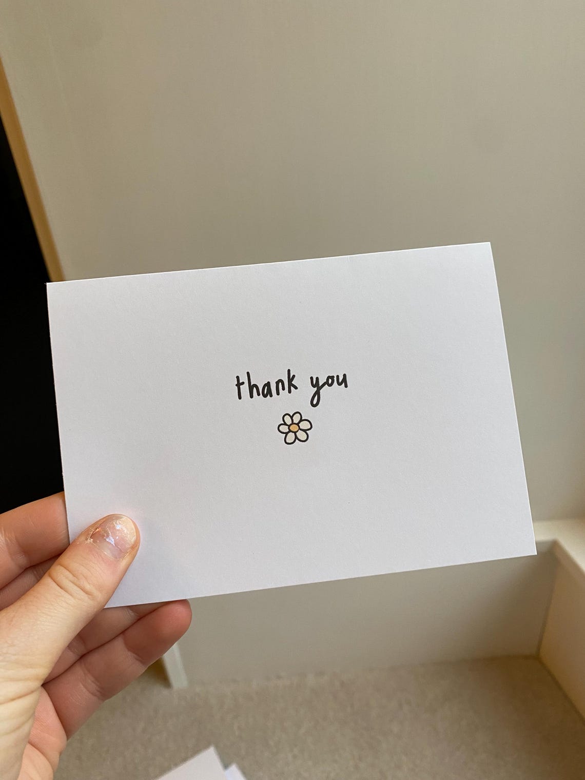Thank You Card Pack of 5 | Cute Simple Designs | Greetings Cards ...