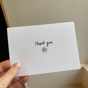 Thank You Card Pack of 5 | Cute Simple Designs | Greetings Cards ...
