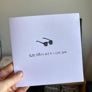 Happy Father's Day to a COOL DAD Card | Father's Day UK | Sunglasses ...