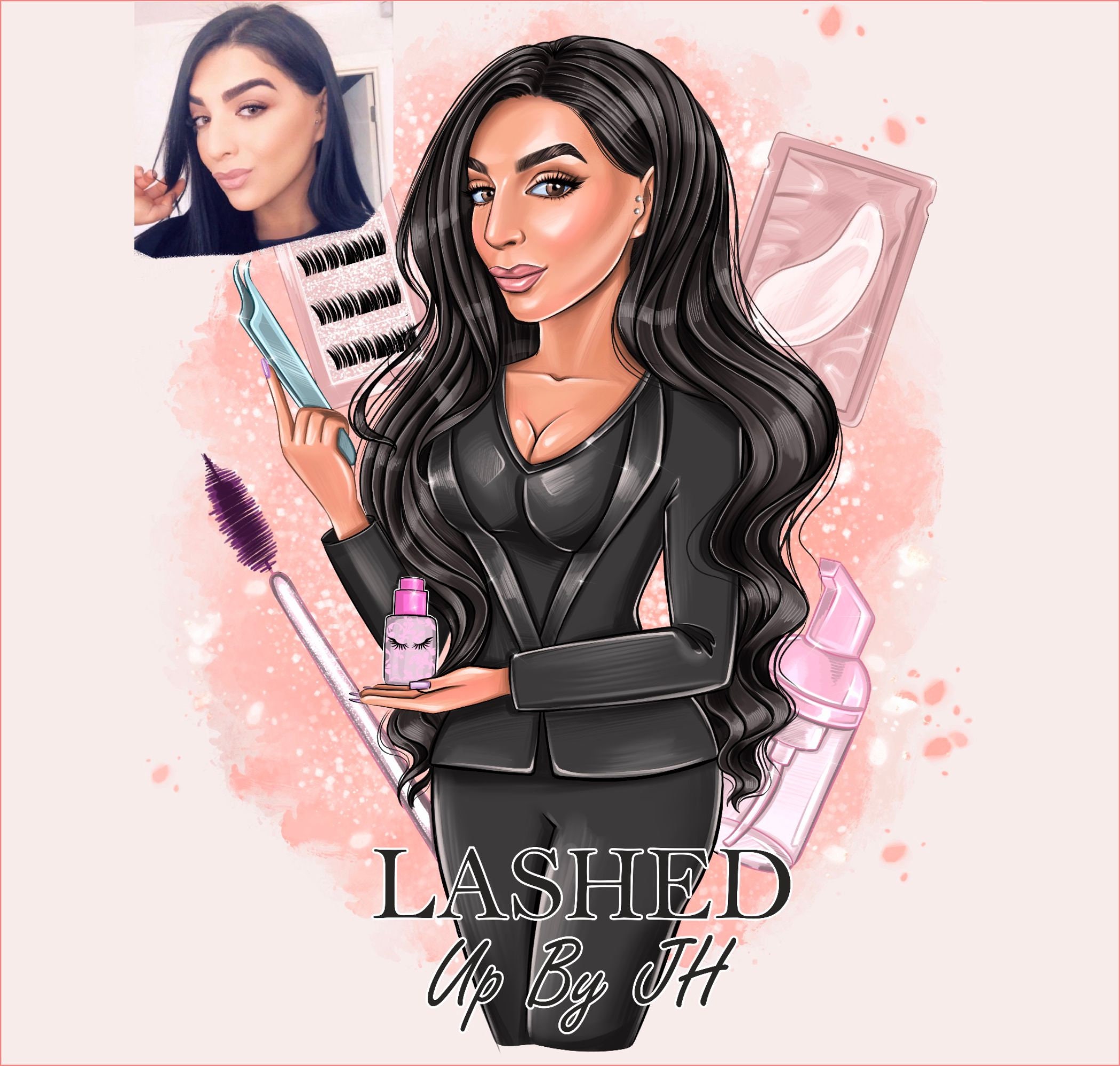 Eyelash Artist Logo, Lash Logo Desing, Eyelash Logo, Lash Extensions ...
