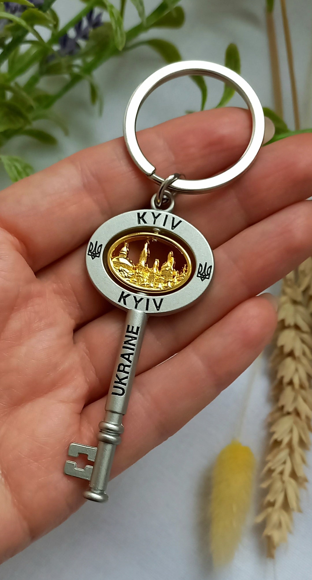 Ukrainian Keychain Ukrainian Souvenir Gift From Ukraine Keychain Kyiv ...